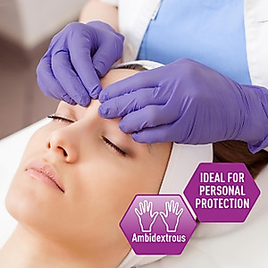 MedPride Powder-Free Nitrile Exam Gloves, Medium, Box/100