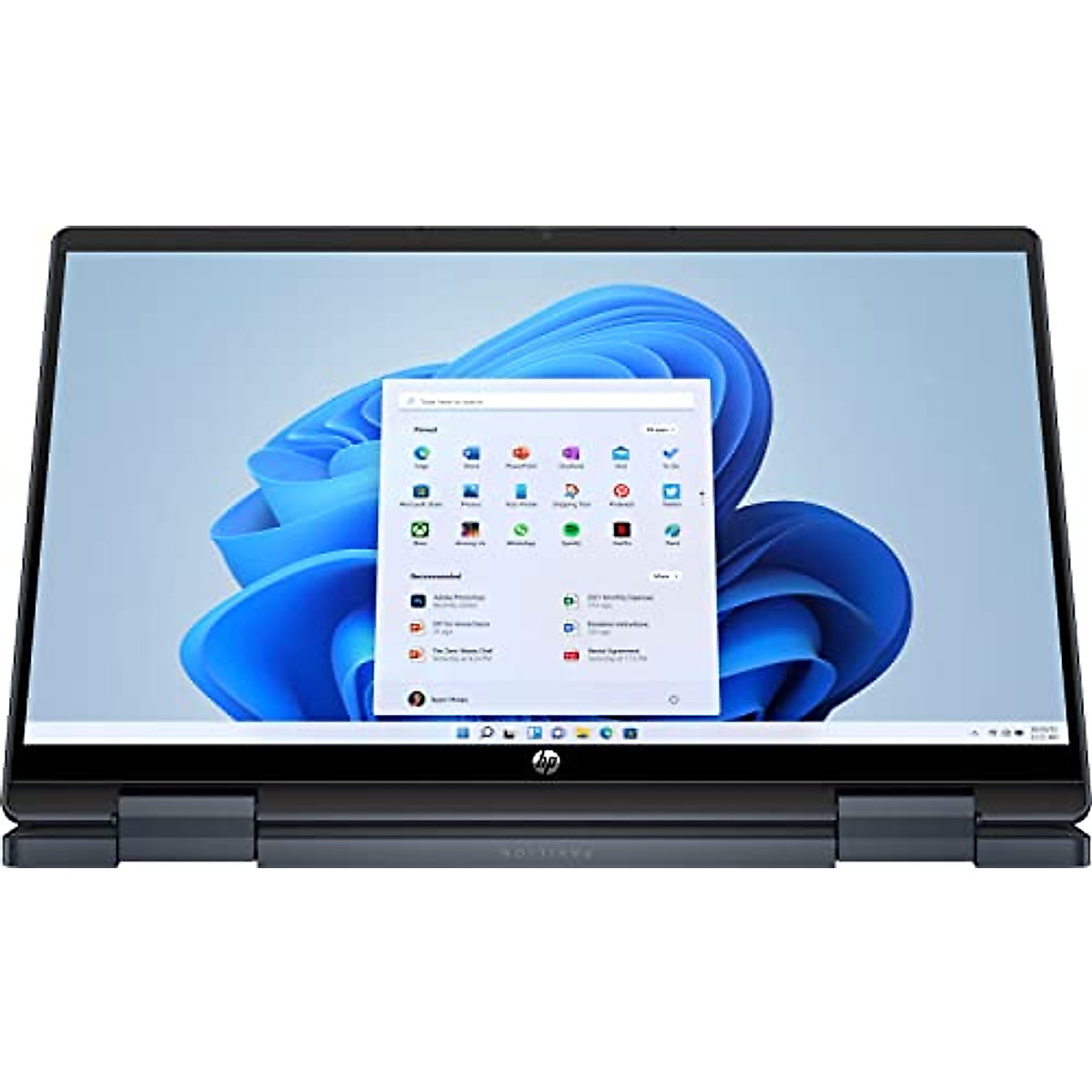 HP Pavilion 2-in-1 14" FHD IPS Touch-Screen Laptop | 12th Generation Intel Core i3-1215U（ Beat i5-10210U） | 8GB RAM | 512GB SSD | Windows 11 Home in S Mode | Blue | with USB3.0 HUB Bundle