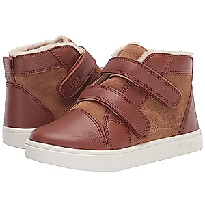 UGG unisex child Rennon Ii Sneaker, Chestnut, 11 Little Kid US