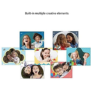 Jiaanu Kids Digital Camera Kids Camera Screen Portable Compact Children's Cartoon Digital Camera As a Gifts for Kids (Color : White)