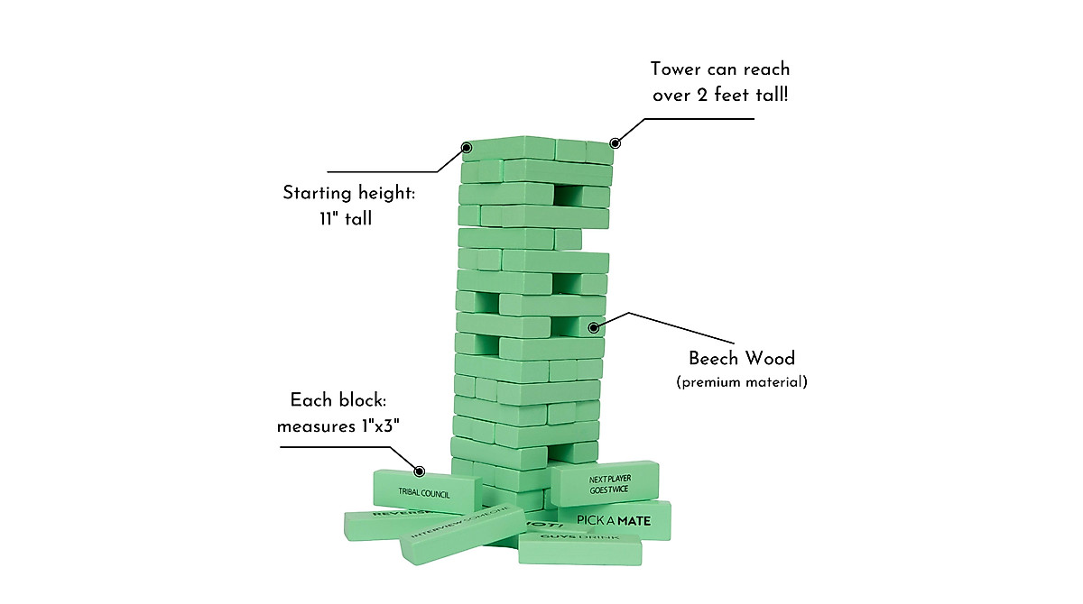 Buzzed Blocks Drinking Game - Party Fun for Adults