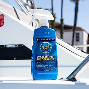Meguiar's M4716 Marine/RV Hard Water Spot Remover - 16 Oz Spray Bottle
