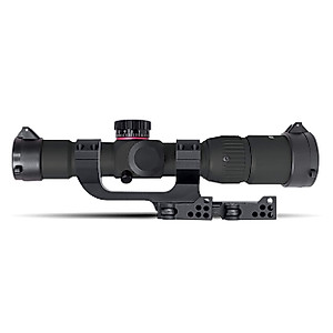 Monstrum G2 1-4x24 First Focal Plane FFP Rifle Scope with BDC Reticle | ZR302 Quick Release Scope Mount | Bundle