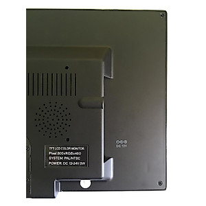 PONPY 7" Ultra Thin 16:9 HD 800x480 Color TFT LCD Display Monitor Touch Button Monitor Screen with AV HDMI VGA Video Input