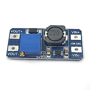 FainWan 5pcs MT3608 DC-DC Step Up Power Apply Module Booster 2A Power Module Compatible with Ar-duino