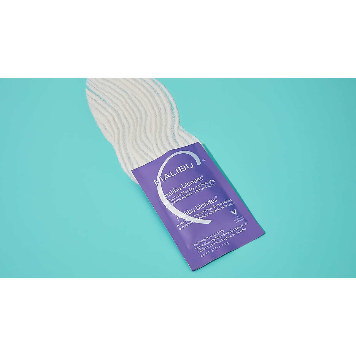 Malibu C Mini Rehab Malibu Blondes - Contains 2 Hair Remedy Packets - Vitamin Complex Hair Remedy to Restore Hair Vibrancy - Hair Care for Natural & Processed Blondes