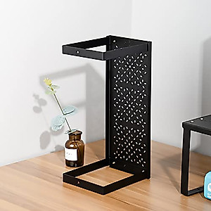 2 Pack Stackable Kitchen Cabinet and Counter Shelf Organizer for Kitchen Countertop, Cabinet, Bathroom, Pantry, Office, Nonslip (Small + Large)