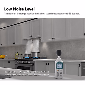 IKTCH 30 inch Built-in/Insert Range Hood 900 CFM, Ducted/Ductless Convertible Duct, Stainless Steel Kitchen Vent Hood with 4 Speed Gesture Sensing&Touch Control Panel(IKB01-30)