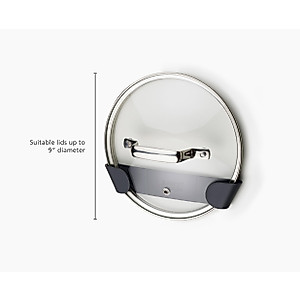 Joseph Joseph - 85149 Joseph Joseph CupboardStore Cabinet Door Pan Lid Organizer, Gray, 4 count (pack of 1)