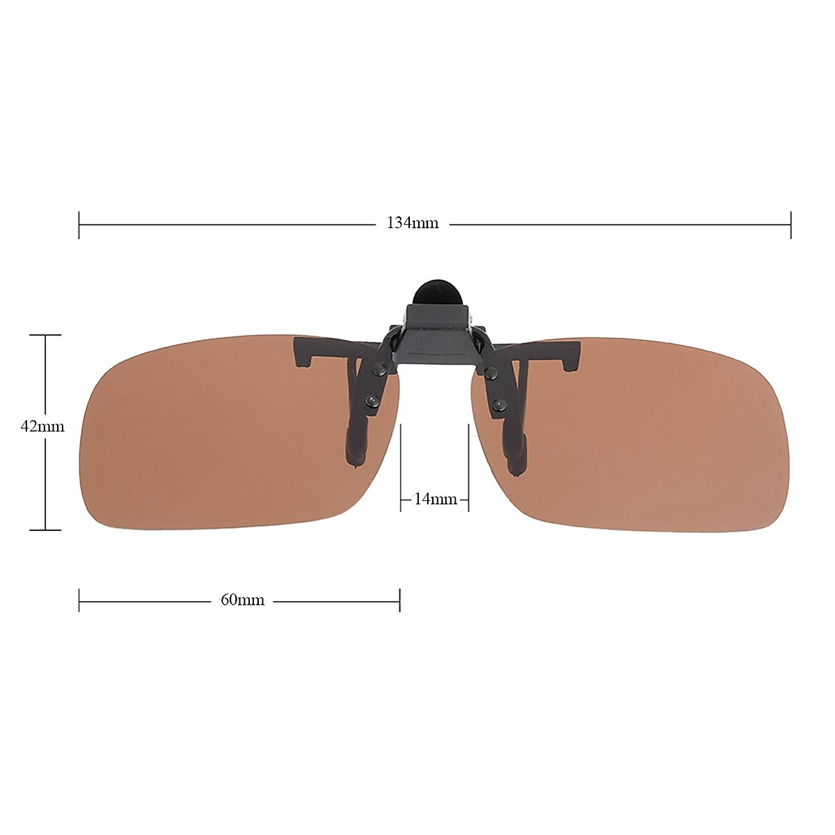 Punasi Polarized Clip-on Sunglasses Lenses for Prescription Glasses