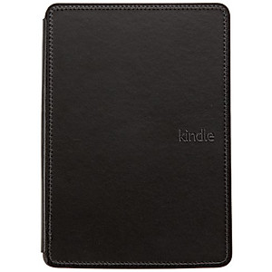 Amazon Kindle Leather Cover, Black (does not fit Kindle Paperwhite, Touch, or Keyboard)