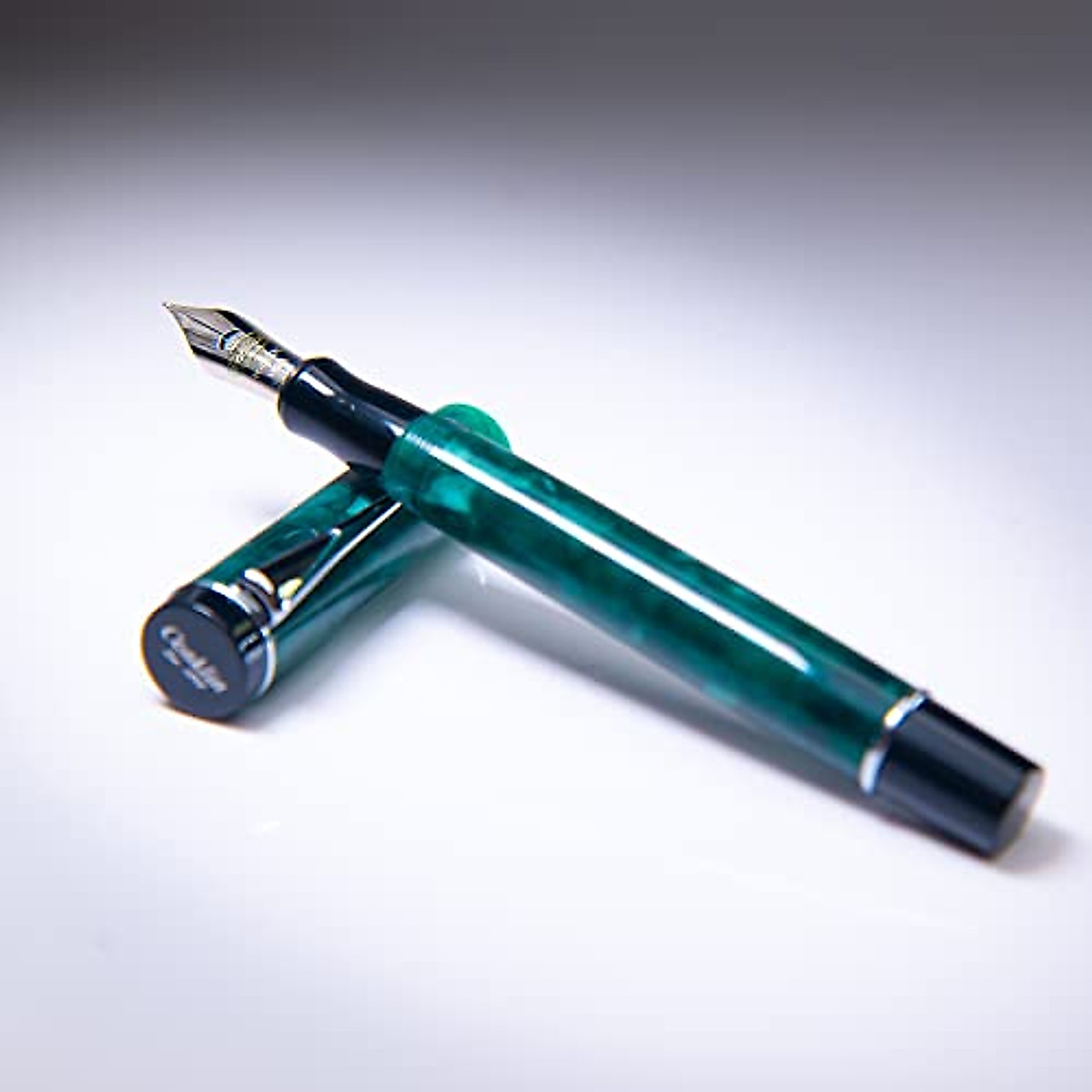 Conklin Duragraph Forest Green Fountain Pen, Stub Nib (CK71320)