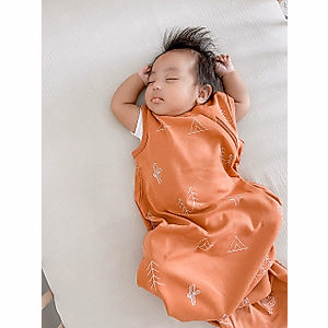 Ecolino Organic Cotton Baby Sleep Sack - 2-Way Zipper Baby Wearable Blanket - Toddler Sleeping Bag Sack - 18-36 Months - Desert