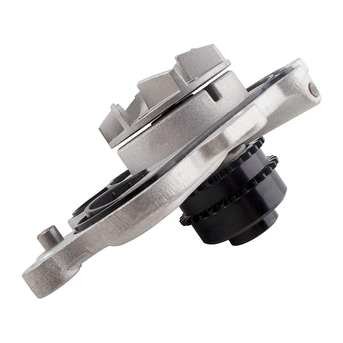 BOXI Engine Water Pump w/Double-Row Sprocke & Gasket Fit for Ford Edge Explorer Flex 2011-2019 / for Lincoln Continental MKS MKT MKX MKZ 2011-2019 / V6 3.5L 3.7L / Replace# 252-955 19326227