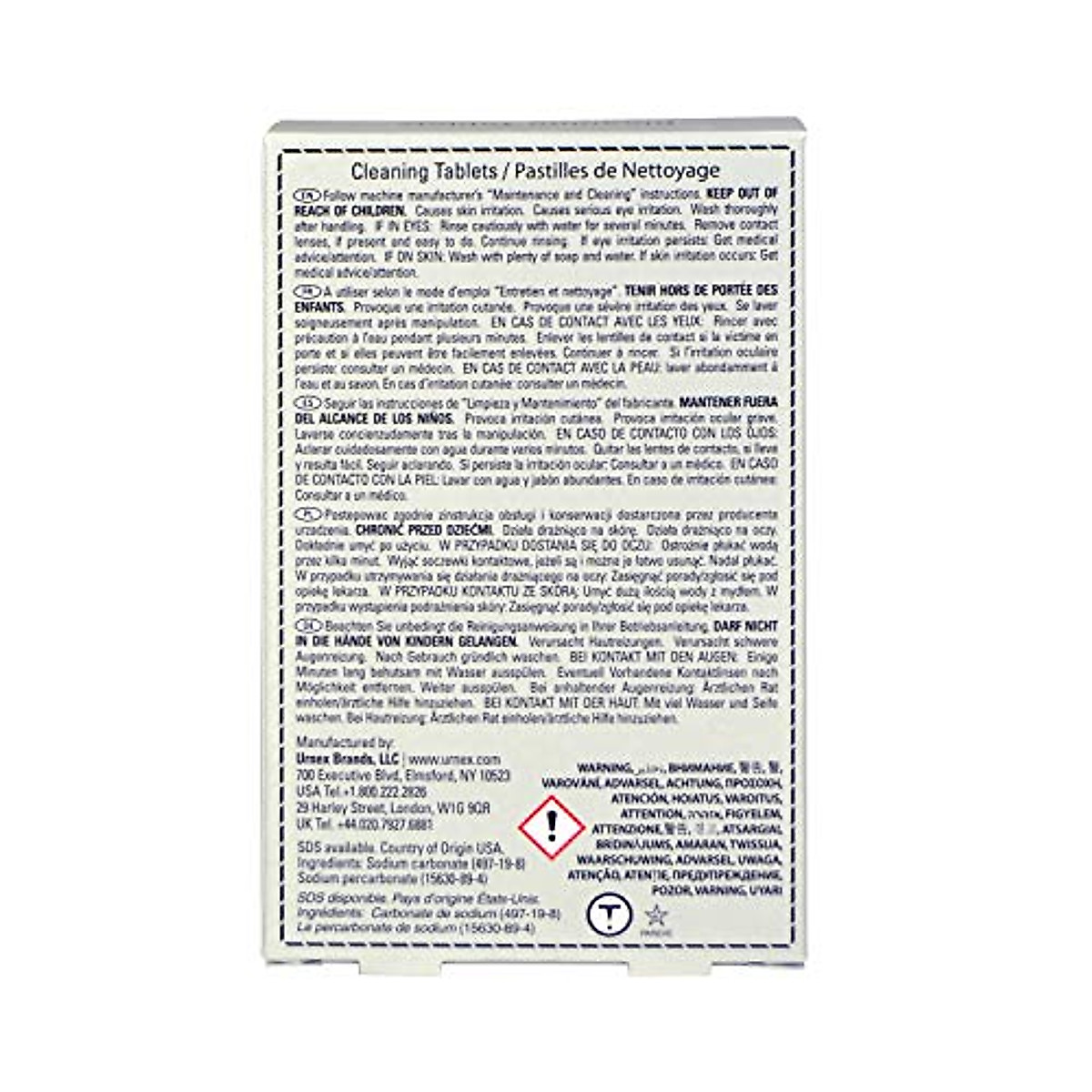 Urnex Cafiza Espresso Machine Cleaning Tablets 8 Count (Pack of 1)