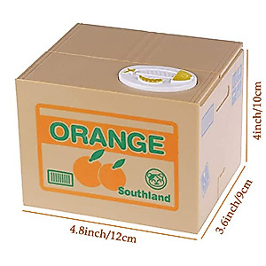 Kids Piggy Bank, Cat Kitty Stealing Coin Piggy Bank Bank Funny Toys and Gifts for Boys and Girls 3+ Years Old