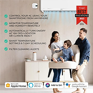 Sensibo Air - Smart Air Conditioner Controller. Apple HomeKit Certified. 60-Seconds Installation. Maintains Comfort and Energy Saving Features. Compatible with Google, Alexa, Apple HomeKit & Siri