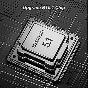 Kamon M32A True Wireless Earbuds Bluetooth 5.1 Headphones Touch Control IPX7 Waterproof Stereo Earphones Battery Display & TWS in-Ear Built-in Mic Headset