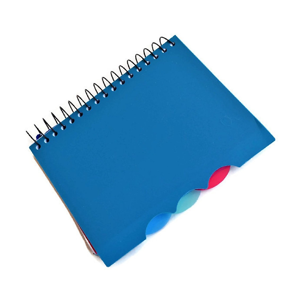 4-Subject Small Mini Spiral Notebooks with Plastic Covers, 4-ct Set