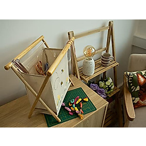 Hobby Gift Collapsible Yarn Caddy – Foldable Knitting & Crochet Storage Bag, Craft Supply Organiser, 14.2 x 8.6 x 14.2