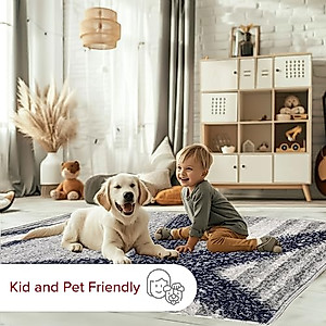 nuLOOM Thomas Paul Starfish and Striped Area Rug, 5x8, Grey