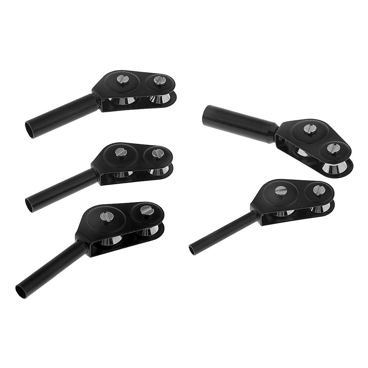 SM SunniMix 5pcs/set Stainless Steel Fishing Rod Roller Guide Fishing