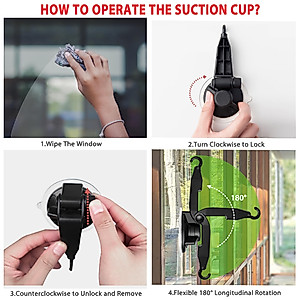 ORIENTOOLS Hummingbird Feeder with Window Hanger- 2pcs Window Bird Feeder, 2.2 oz/Pc Mini Hanging Flower Bird Feeders for Suction Cup