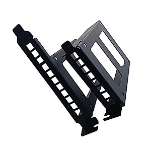 FDSF PCI Slot 2.5Inch IDE/SATA/SSD/HDD Rear Panel Mount Hard Drive Tray with Half-Height Profile