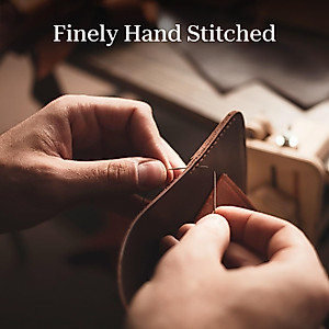 COOKLIFE Cast Iron Handle Cover - Extra Thick Leather Hot Handle Holder for Cast Iron Skillets - Reusable Heat Protection Up to 500°F Skillet Handle Cover