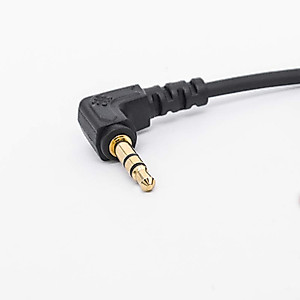 Replacement 3.5mm TRS to 3.5mm TRRS Patch Adapter Cable for Smartphone Movo BOYA by MM1 Rode VideoMicro Mics 100cm 39" 3.3ftQ