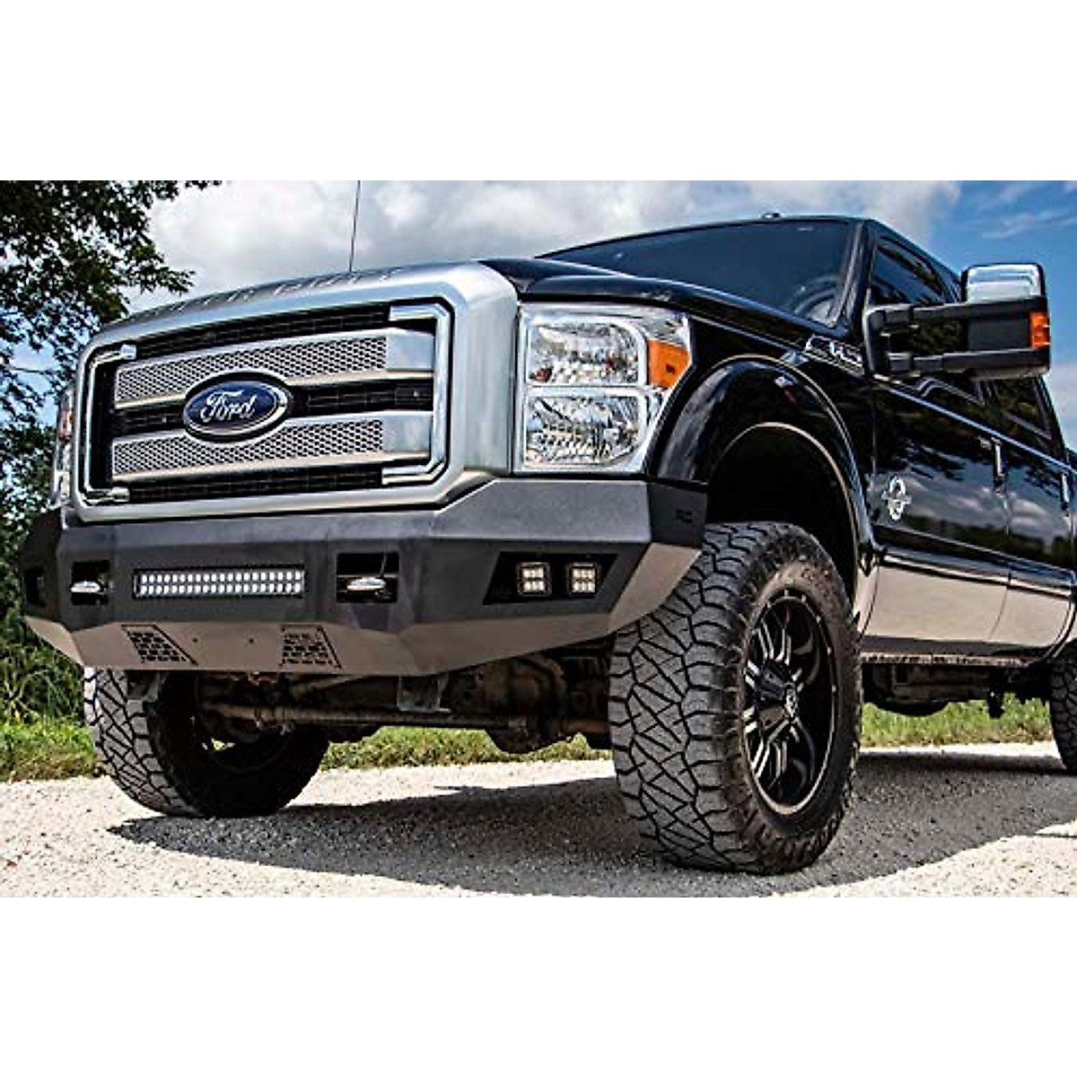 Rough Country Heavy Duty LED Front Bumper for 11-16 Ford Super Duty - 10783