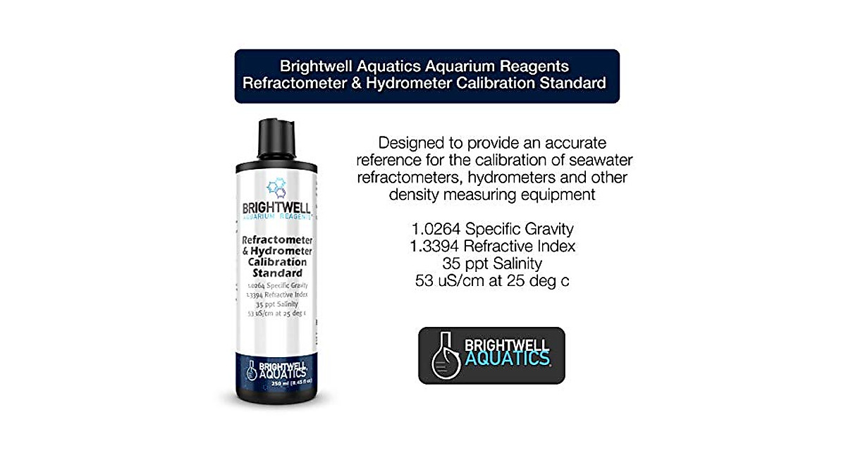 Brightwell Aquatics Refractometer & Hydrometer Calibration Standard