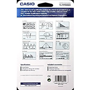Casio - 9750gii Graphing Calculator, 21-Digit LCD