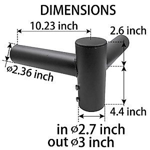 1000LED 90 Degree Twin Spoke Mounting Bracket, Double 90 Degree Pole Top Tenon Adapter, for LED Shoebox Parking Lot Light, Steel mounting Accessories