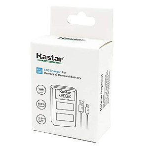 Kastar Dual LCD USB Charger and 3 Pack Battery for Fujifilm NP-W126 NP-W126s BC-W126 and Fuji HS30EXR HS33EXR HS35EXR HS50EXR X100F X-E1 X-E2 X-E2S X-E3 X-M1 X-T1 X-T2 X-T3 X-T10 X-T20 X-H1 Cameras