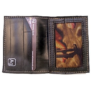 Alchemy Goods Belltown Compact Wallet, Made from Recycled Bike Tubes (Styles May Vary)