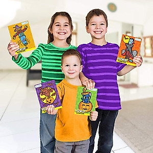 ArtCreativity 12 Pack Halloween Coloring Books Party Favors for Kids - Halloween Non-Candy Treats - Goodie Bag Stuffer Fillers - Boo Basket Stuffers - Halloween Treats for Kids