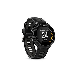 Garmin 010-01614-00 Forerunner 735XT, Multisport GPS Running Watch With Heart Rate, Black/Gray