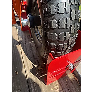 Jungle Jim's Jungle Boot to Secure Push and Some Commercial Mowers or Spreaders to Lawn and Landscape Trailer (Large)