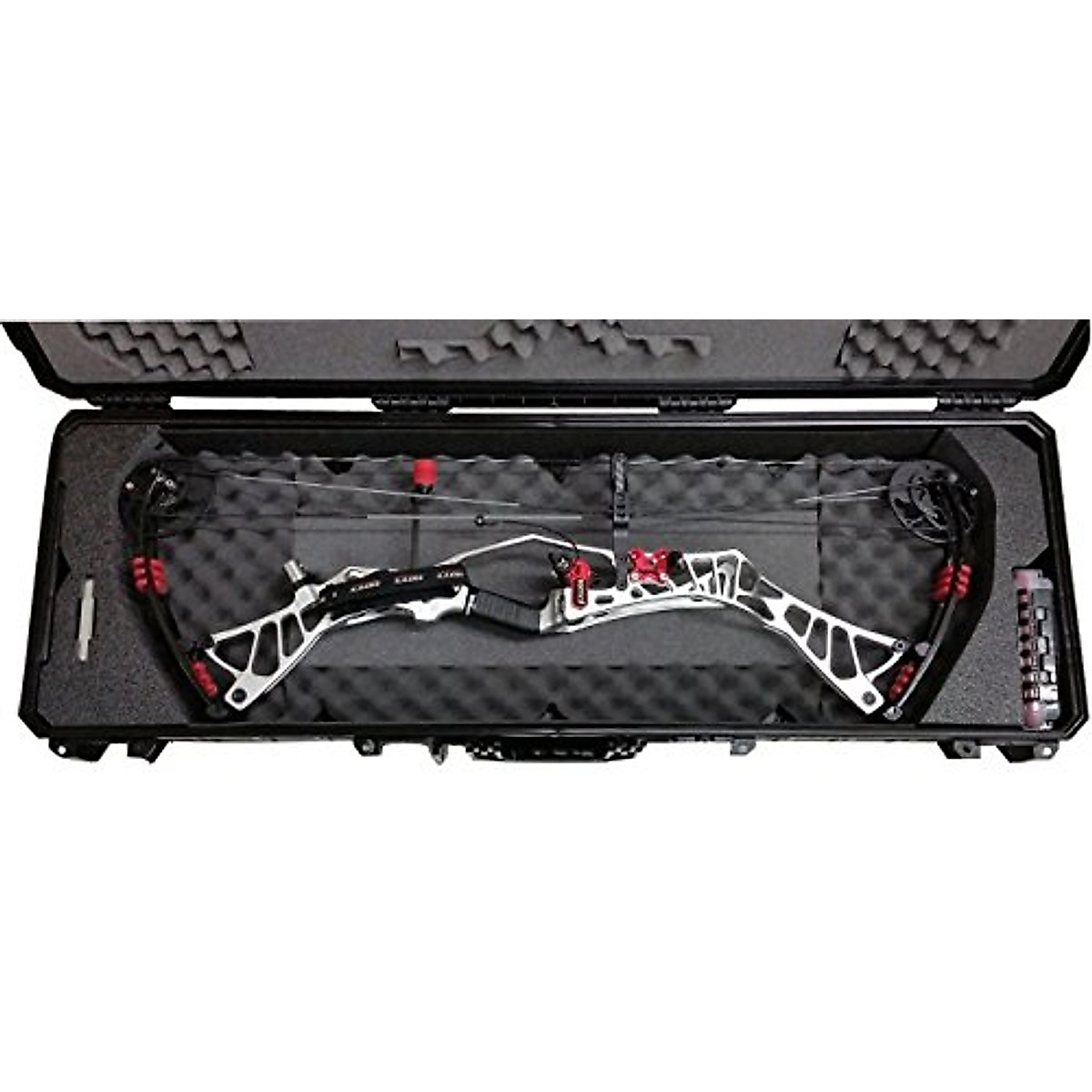 Case Club Waterproof Parallel Limb Compound Bow Pre-Cut Case with Silica Gel to Help Prevent Rust