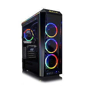 CLX Set VR-Ready Gaming Desktop - Liquid Cooled AMD Ryzen 9 5950X 3.4GHz 16-Core Processor, 64GB DDR4 Memory, GeForce RTX 3090 24GB GDDR6X Graphics, 1TB SSD, 6TB HDD, WiFi, Windows 11 Home 64-bit