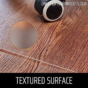 Polycarbonate Office Chair Mat for Hardwood Floor, Floor Mat for Office Chair (Rolling Chairs), Desk Mat & Office Mat for Hardwood Floor (36"x48")