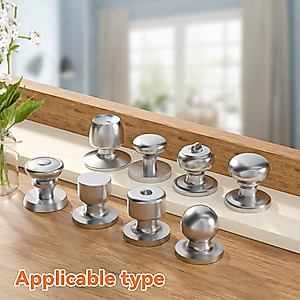 SAFELON 4 Pcs Transparent Safety Door Knob Covers for Toddler, Childproof Door Locks, Easy to Install (Clear-Black)