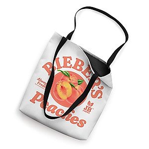 Official Justin Bieber Peaches White Tote Bag