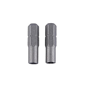 TorSor 3 Pack Screw Driver Bit Adapter Standard 6.35mm 1/4" Outside To System 4mm Inside Micro Bit Hex Socket Shank for Manual Electric Tool Adaptor Holder Precision Bits Set Screwdriver Converter