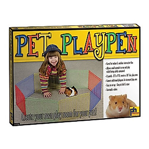 Prevue Pet Products Multi-Color Small Pet Playpen 40090,13x35.87x8.67 inch,13-Inch