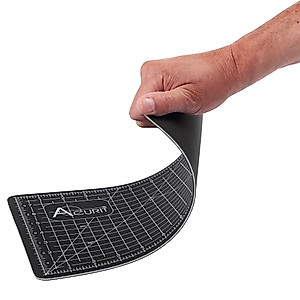 Acurit Self-Healing Cutting Mats - Self-Healing Craft Mats for Cutting, Measurements, Studios, Design, & More! - [Black - 18x24"]