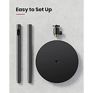 Nebula Capsule II Smart Mini Projector with Anker Nebula Projector Lightweight and Adjustable 3-ft Floor Stand