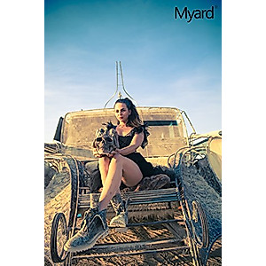 MYard Fireproof Demon Fire Pit Skull (Hollow, Flame from Eye Holes) Gas Log for Fireplace, Firepit, Camp Fire, Halloween Decor (Demon Black Skull, 1pk)