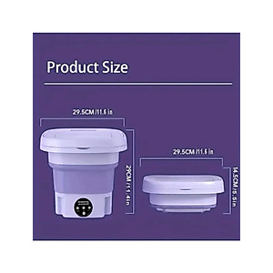 Portable Folding Washing Machine Household Small Fully Automatic Laundry Pantyhose All-in-One Machine